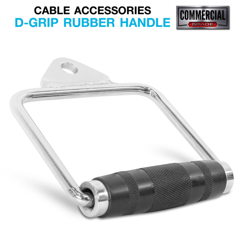 ที่จับเล่นเคเบิ้ล รุ่น หุ้มยาง D-Grip Rubber Handle (MD501R) - ดัมเบล BOD